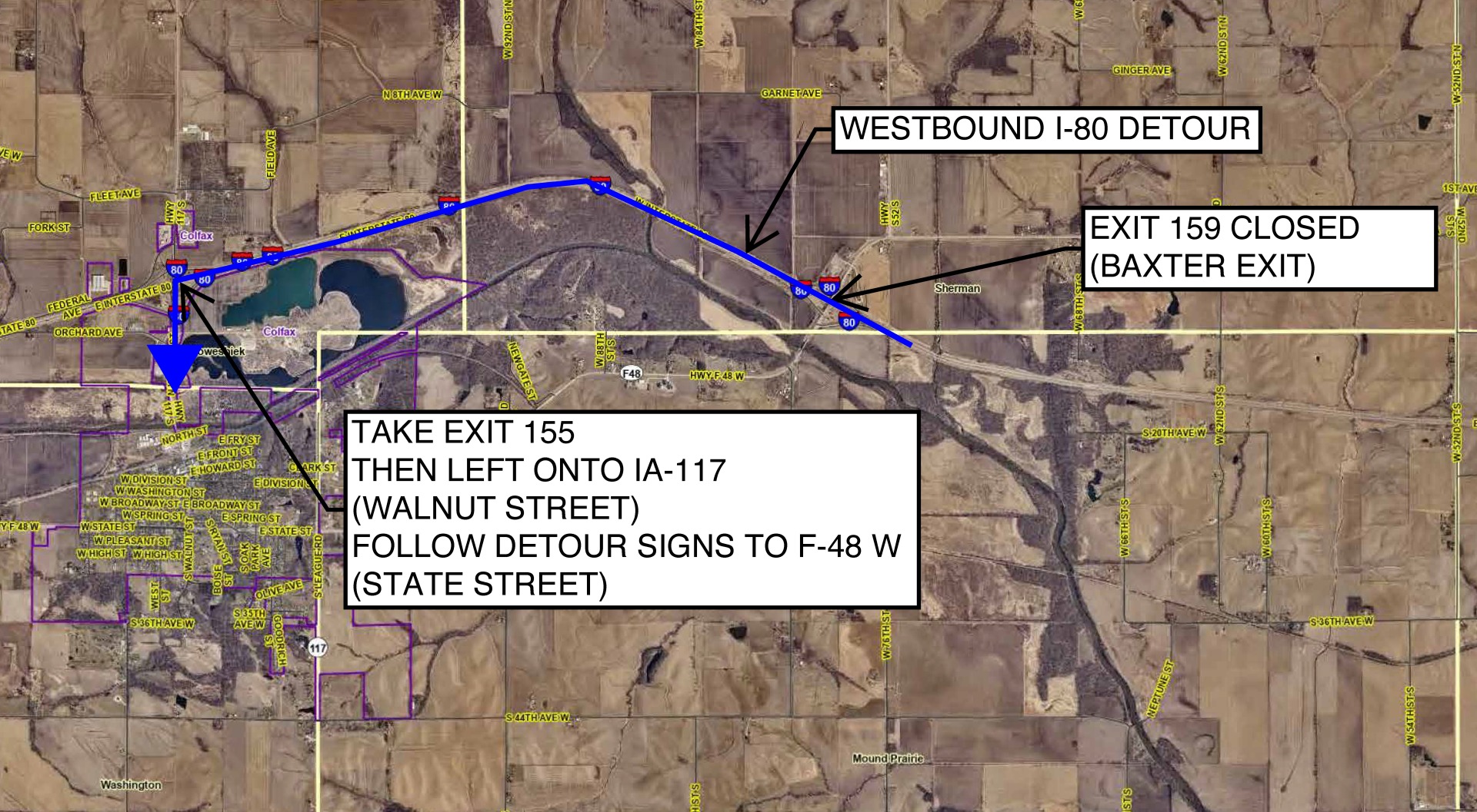 Jasper County, IA: Highway F-48 W (Old Hwy 6) Resurfacing: F-48 W at I ...