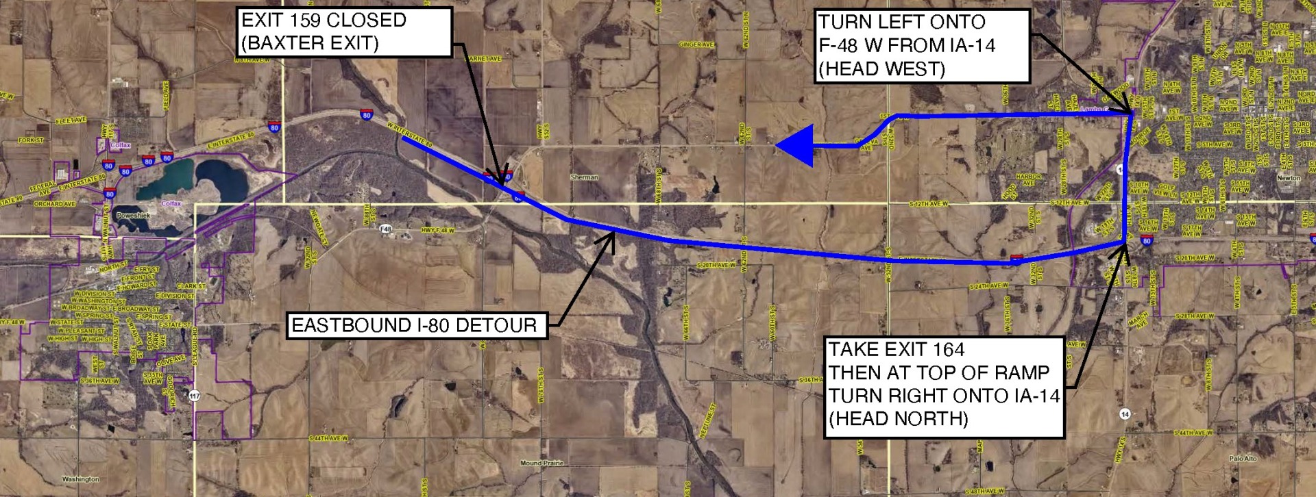 Jasper County, IA: Highway F-48 W (Old Hwy 6) Resurfacing: F-48 W at I ...